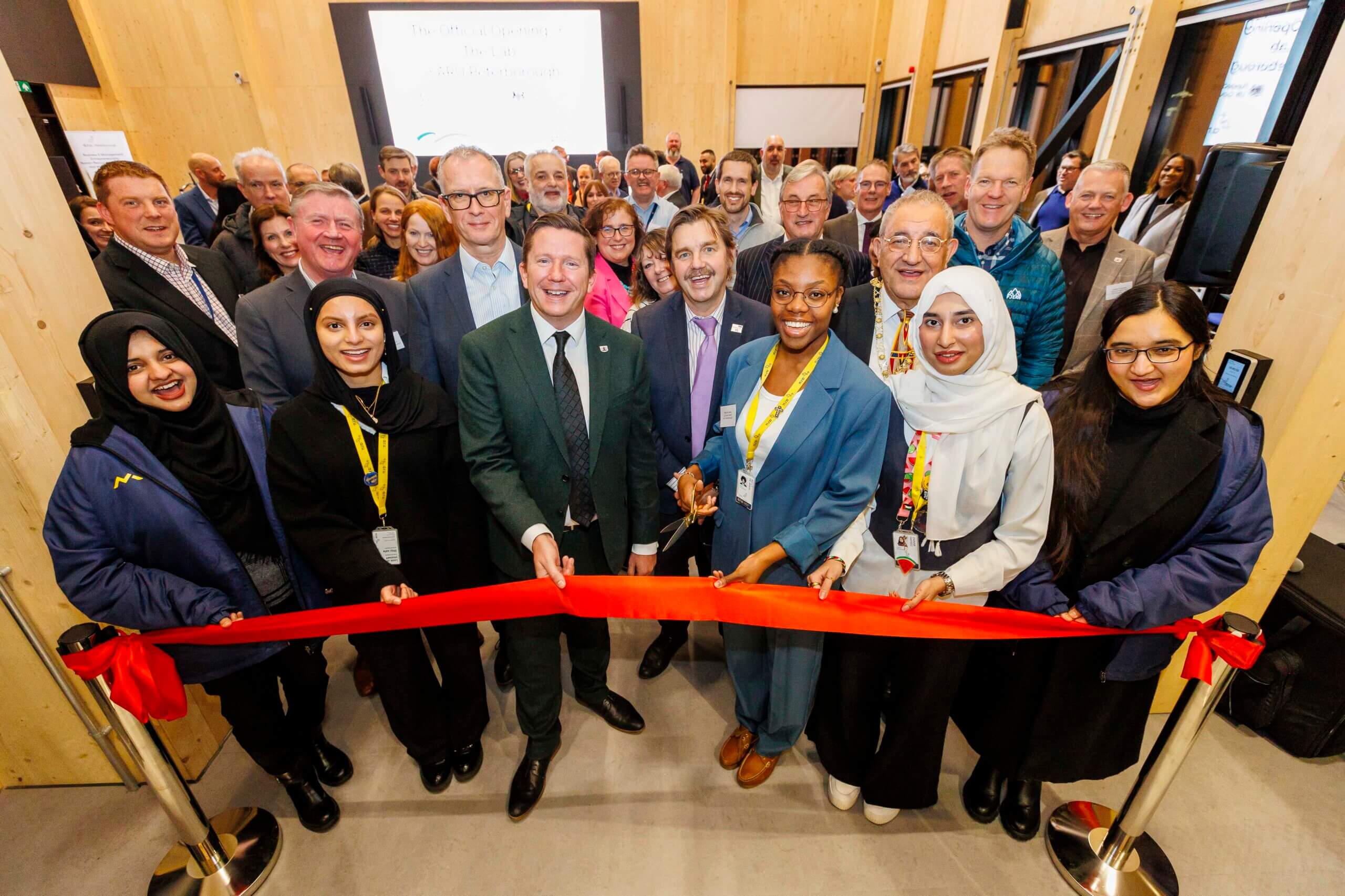 Students launch new £32m ARU Peterborough facility - Cambridgeshire ...