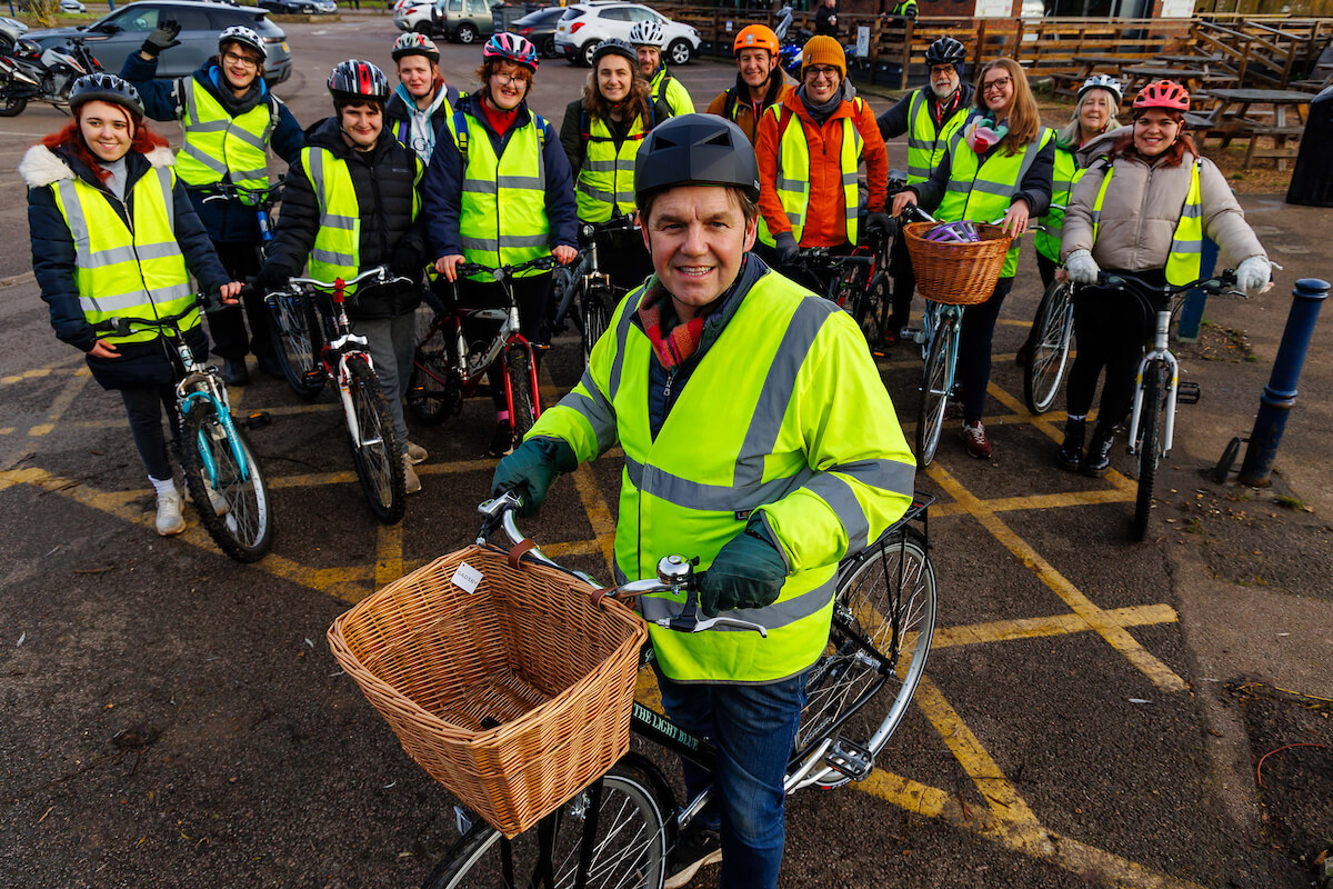 Mayor of Cambridgeshire and Peterborough Dr Nik Johnson joins cycle ...