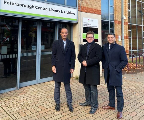 Mayor visits Peterborough regeneration with city council leader ...