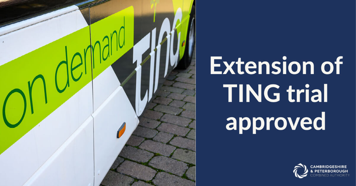 Extension of TING trial approved by Transport and Infrastructure ...